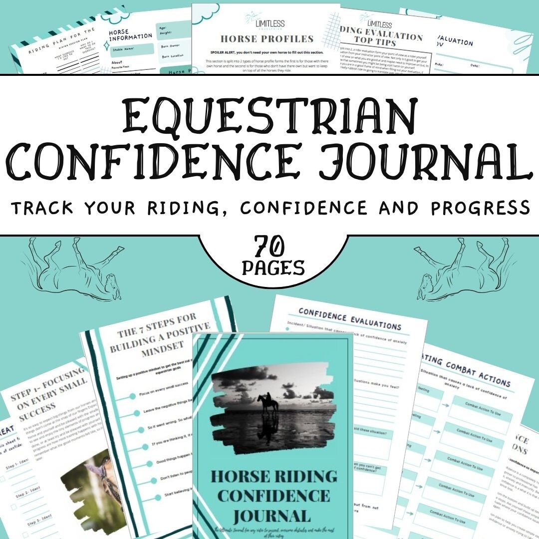 Confidence Horse Journal and Book Limitless Equestrian (digital ...