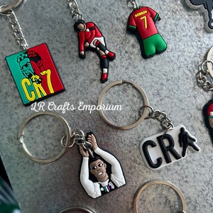 Ronaldo Keyrings | CR7 | Ronaldo Keychains | Football | Accessories ...