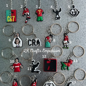 Ronaldo Keyrings | CR7 | Ronaldo Keychains | Football | Accessories ...
