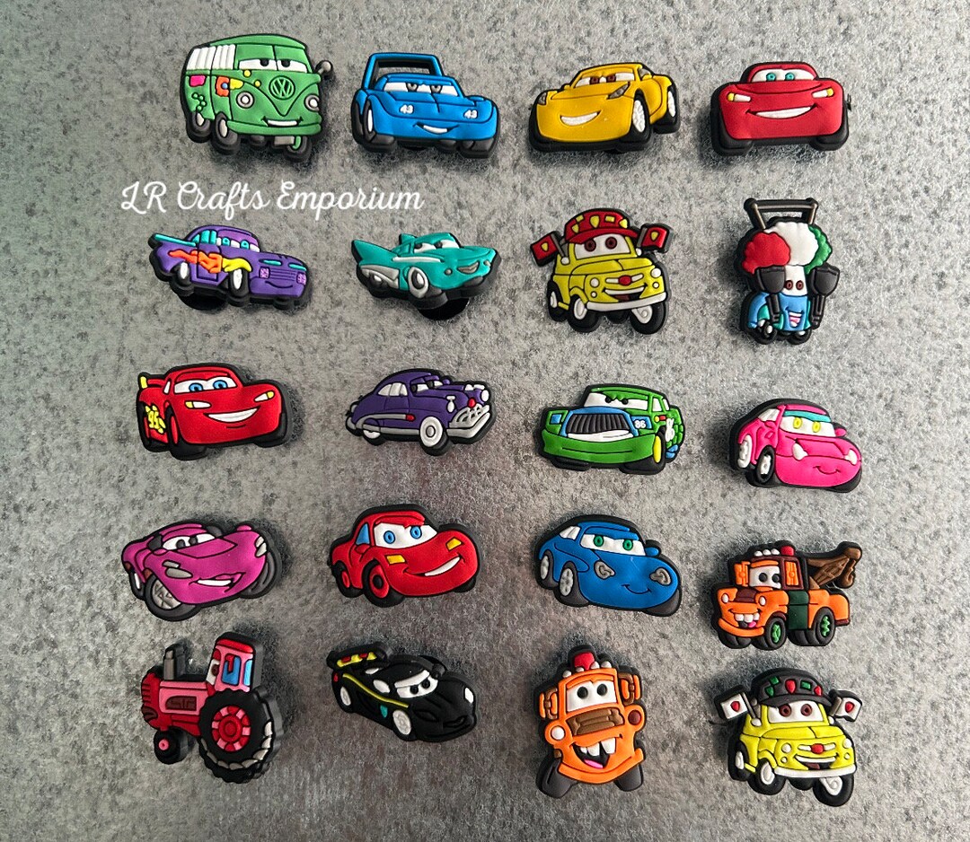 Cars Croc Charms | Lightening Mcqueen |croc Charms | Shoe Charms ...