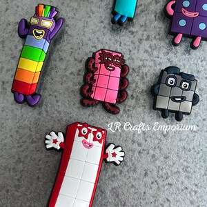 Numberblocks Croc Charms | Croc Charms | Shoe Charms | Charms | Shoe ...