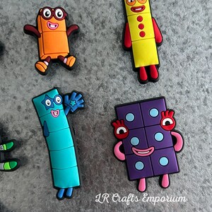 Numberblocks Croc Charms | Croc Charms | Shoe Charms | Charms | Shoe ...