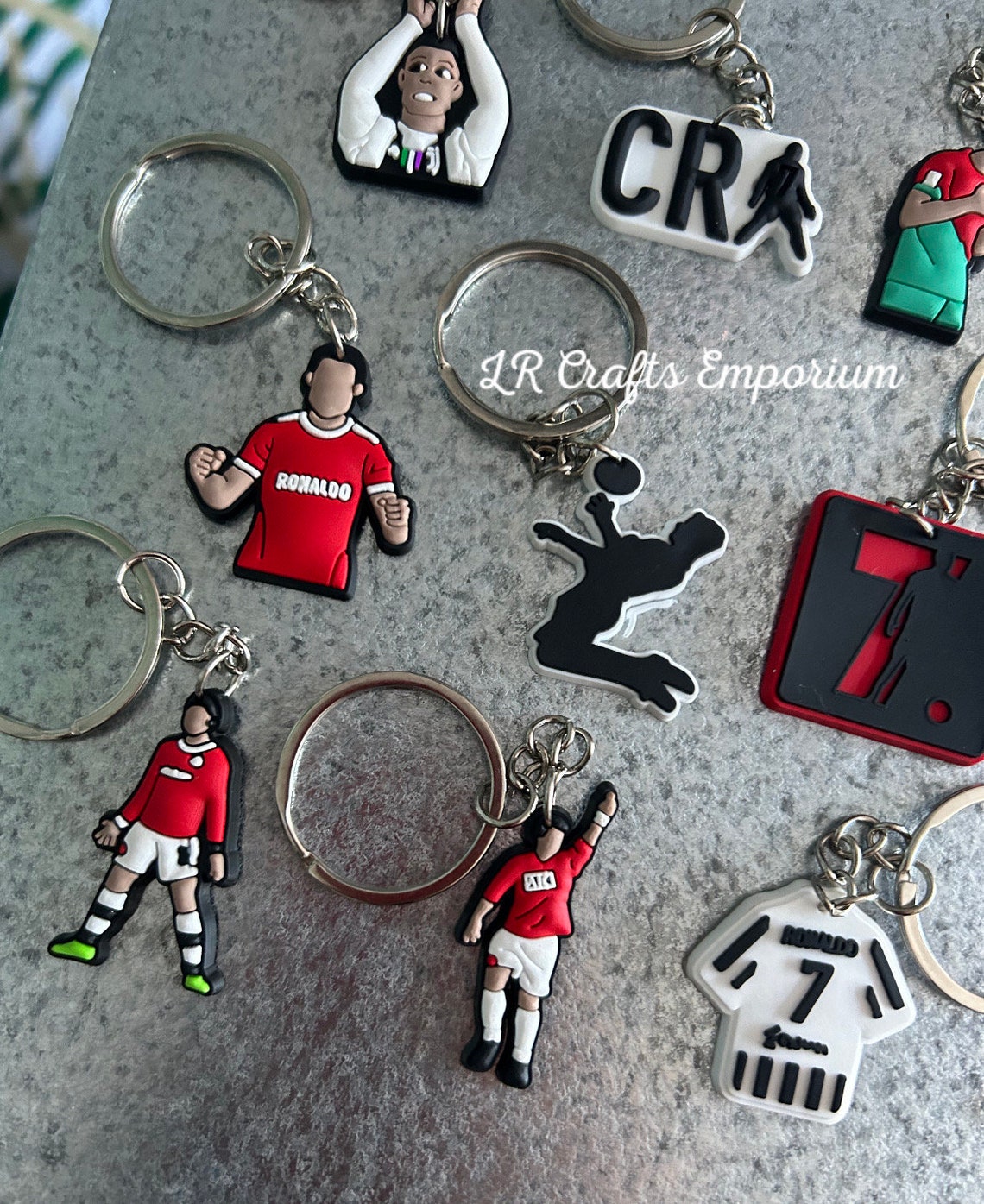 Ronaldo Keyrings | CR7 | Ronaldo Keychains | Football | Accessories ...