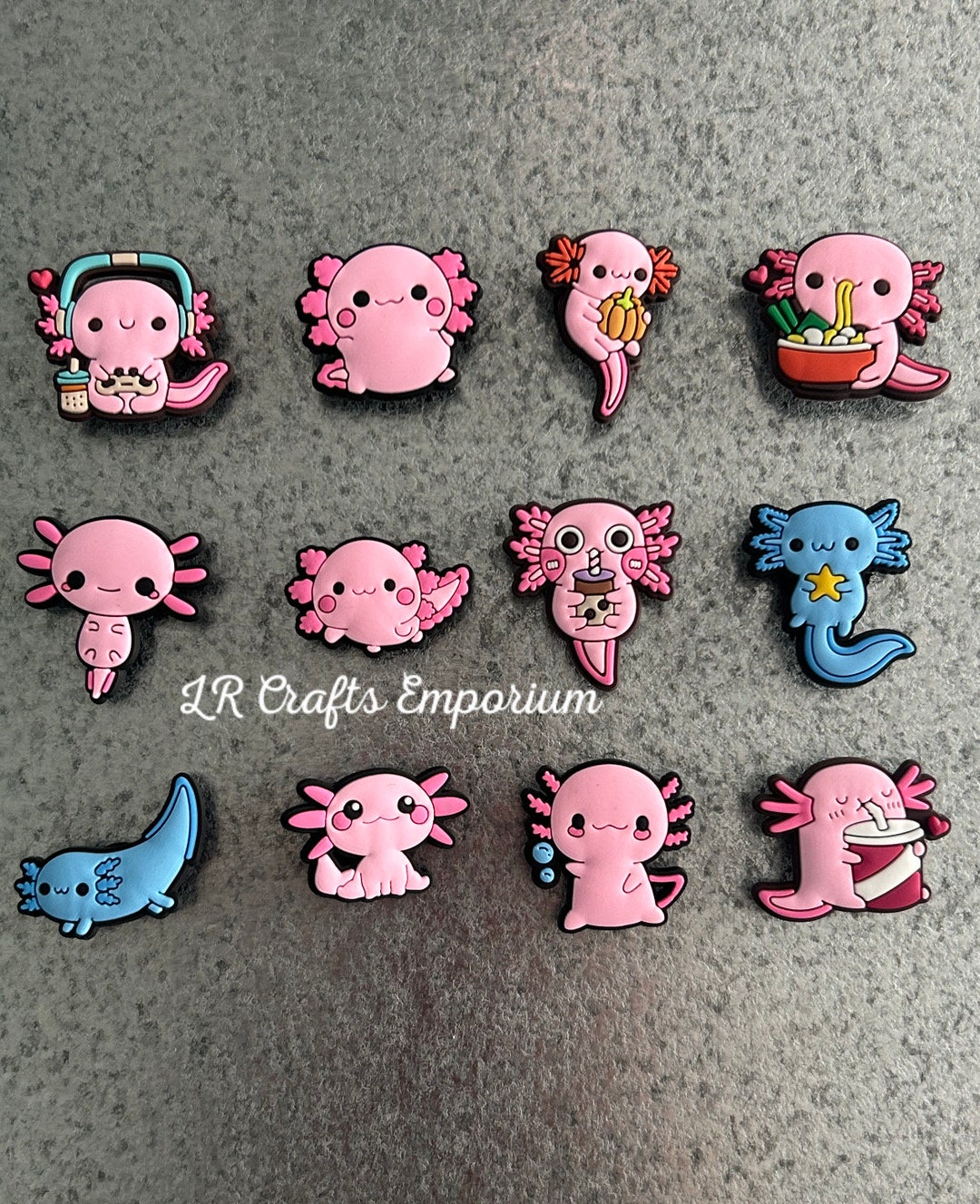 Croc Charms | Axolotl | Croc Charms | Axolotl Croc Charms | Shoe Clips ...