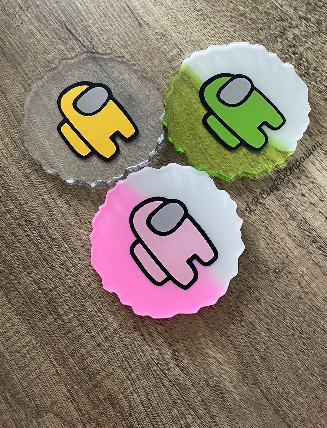 Among Us Coasters Among Us Gifts Coasters Stocking Fillers Gifts for ...