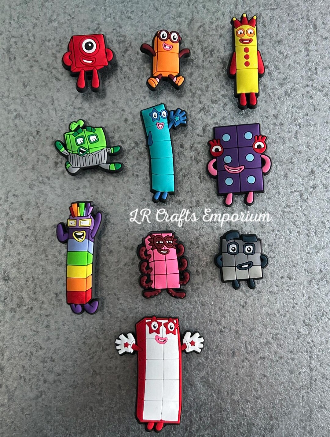 Numberblocks Croc Charms | Croc Charms | Shoe Charms | Charms | Shoe ...