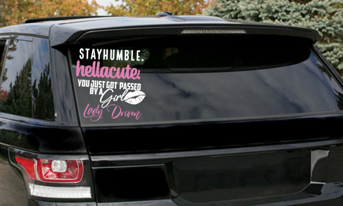 X4 Girl Decal Sticker Lot Pack 2 Lady Chick Funny Race JDM - Etsy