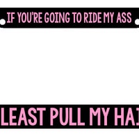 Probably Late for Something Vintage Simplistic Gen Z Meme License Plate ...