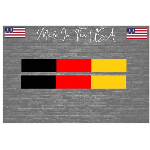German Flag Sticker - Etsy
