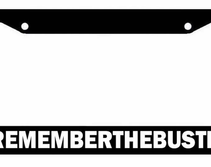 Remember the Buster License Plate Frame Plate Cover JDM KDM Racing - Etsy