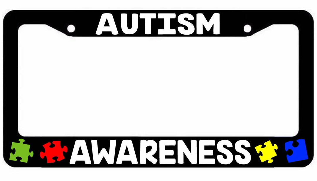 Autism Awareness License Plate Frame Cover for Car Truck SUV - Etsy