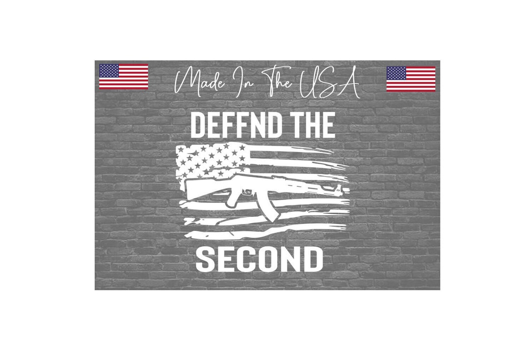 Defend the 2nd Amendment Sticker Decal Tattered Flag 2a Gun Rights 5 - Etsy