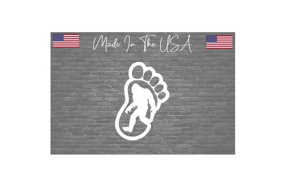 Bigfoot Foot Sasquatch Sticker Decal Funny I Believe 4 - Etsy
