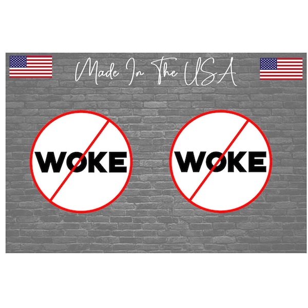 Anti Woke Bumper Sticker - Etsy