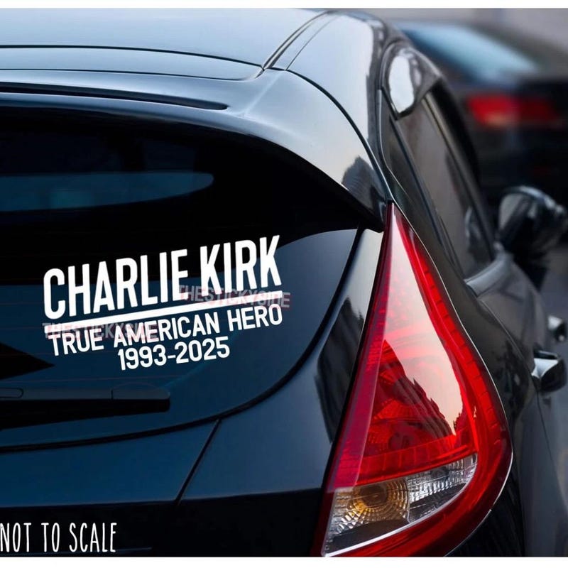 Rip Charlie Kirk Stickers - Etsy