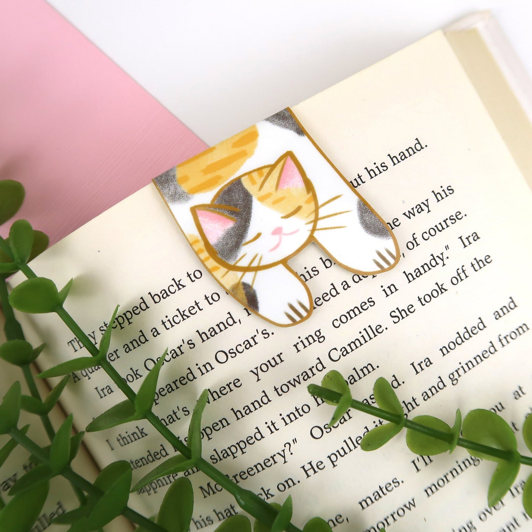 Cat Magnetic Bookmarks | Unique Bookmark Gift for Cat Lovers - Etsy