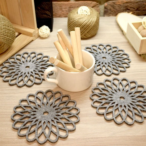 Felt Coasters - Etsy