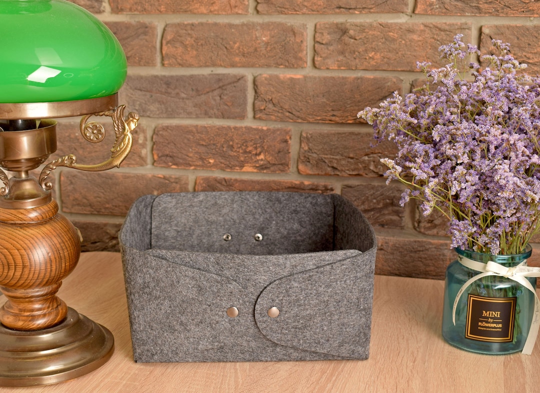 Felt Storage Box / Felt Storage Basket / Clothes Storage / Home Storage ...
