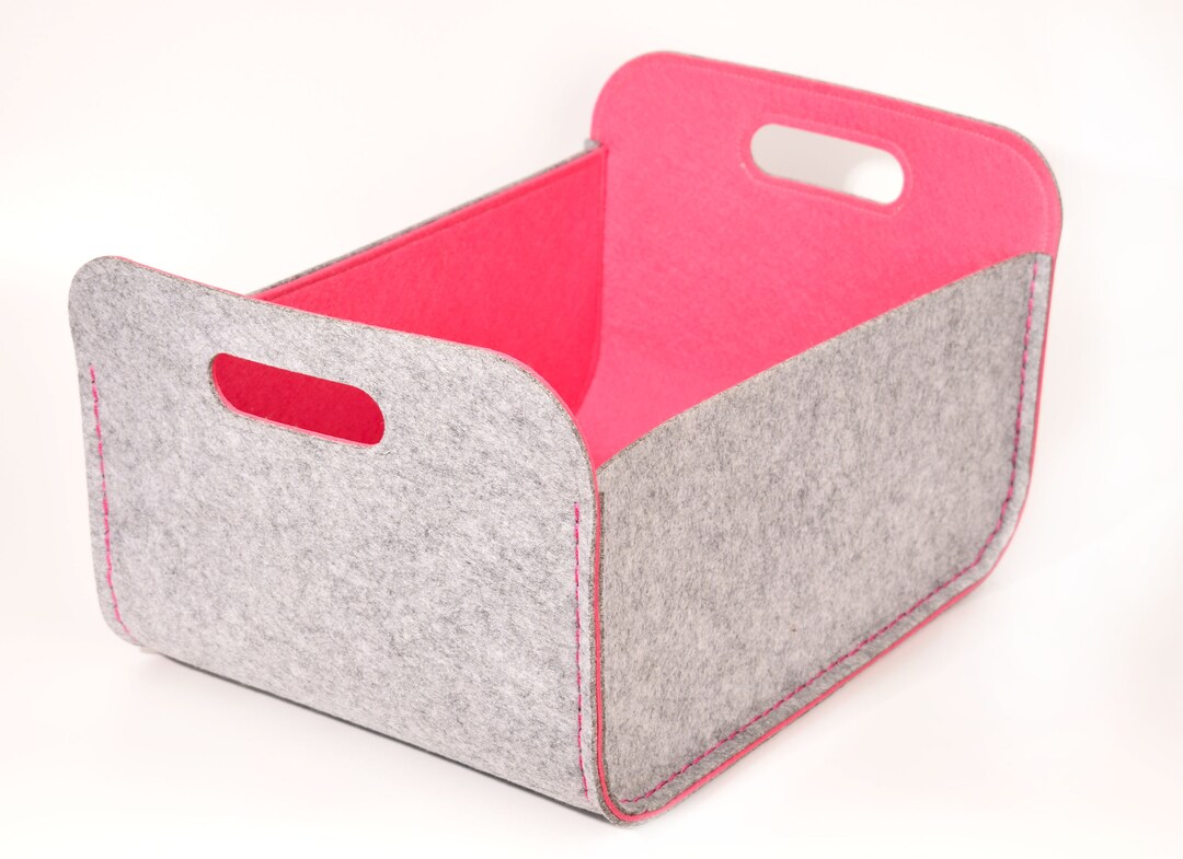 Felt Storage Box / Felt Storage Basket / Shelf Box Organiser - Etsy