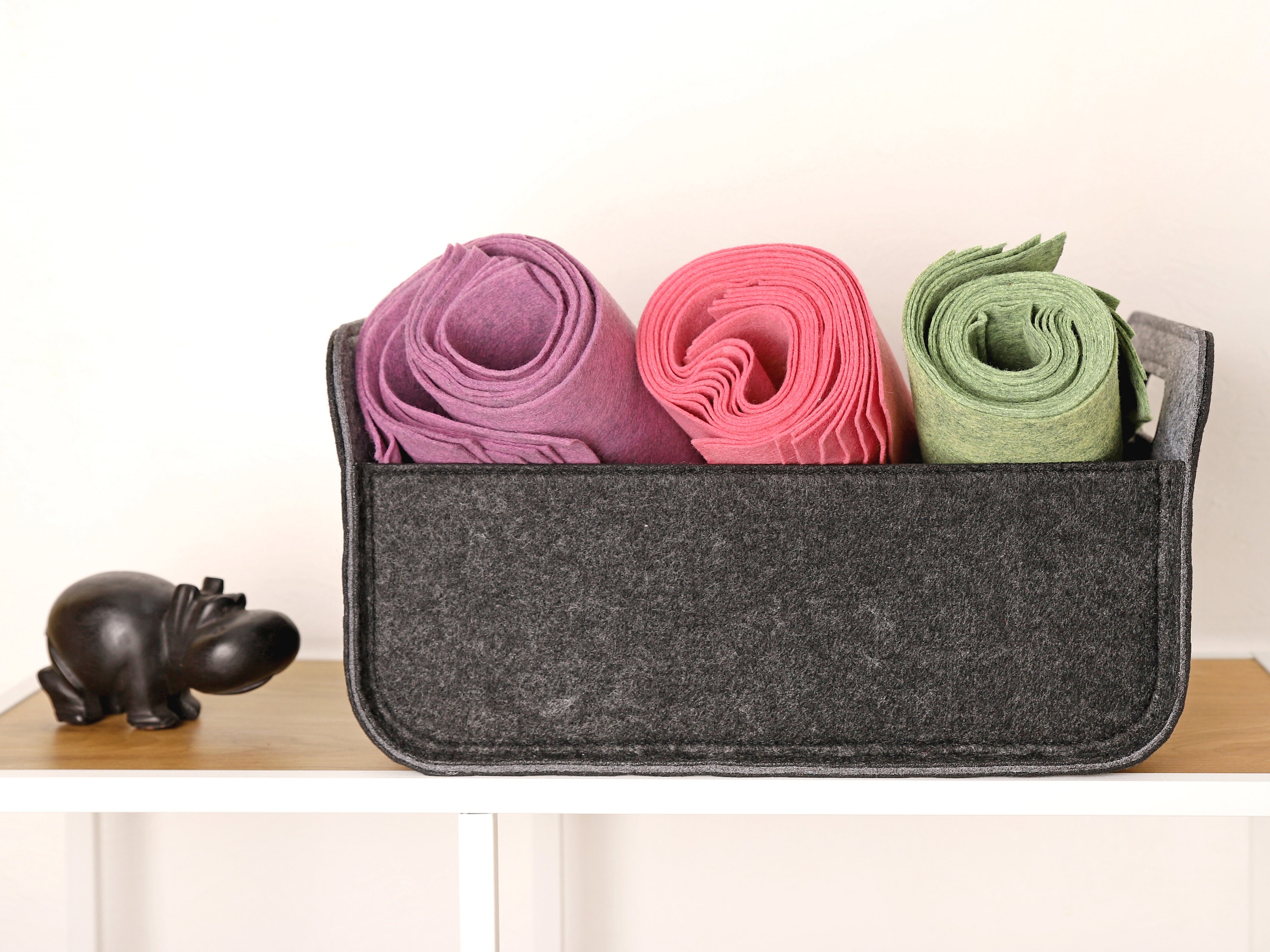 Felt Storage Box / Felt Storage Basket / Shelf Box Organiser/felt ...