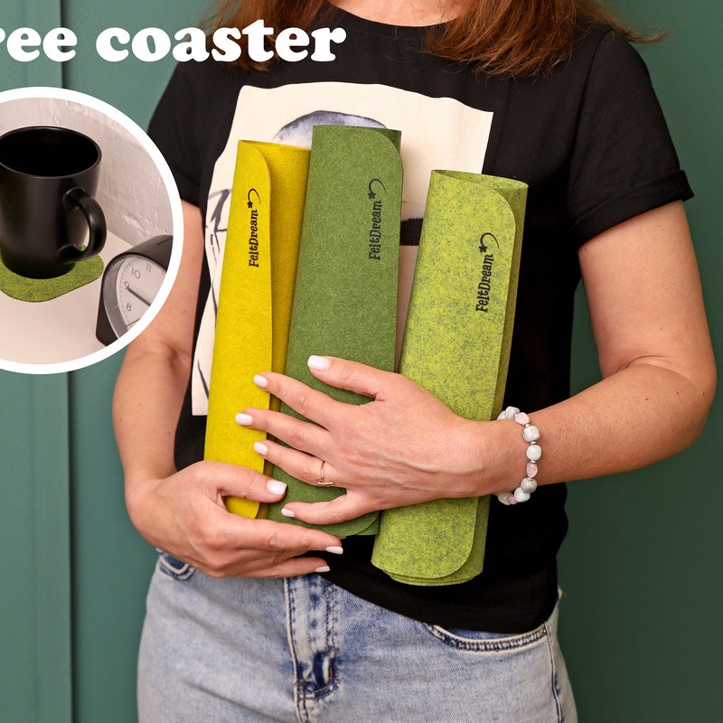 Green Desk Mat - Etsy