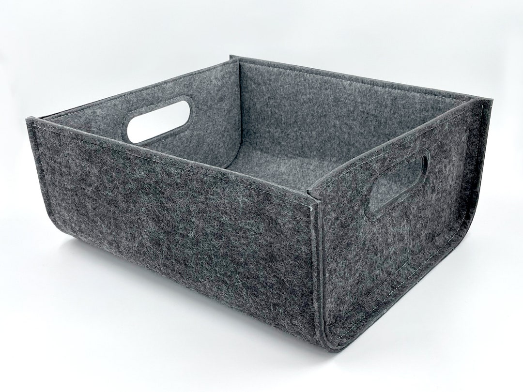 Felt Storage Box / Felt Storage Basket / Long Strong Storage Basket ...