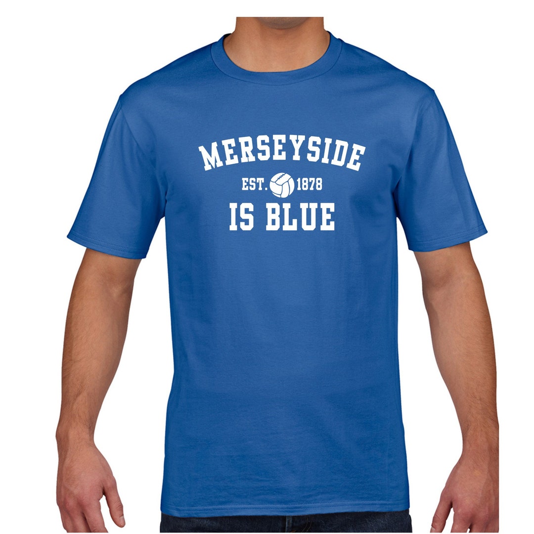 Merseyside is Blue T-shirt Everton - Etsy UK