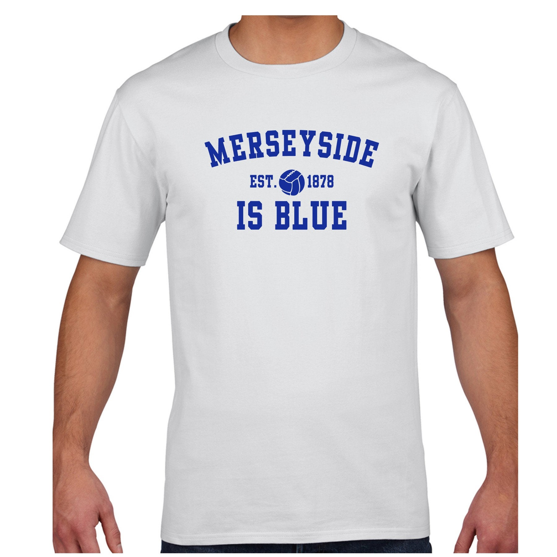 Merseyside is Blue T-shirt Everton - Etsy UK