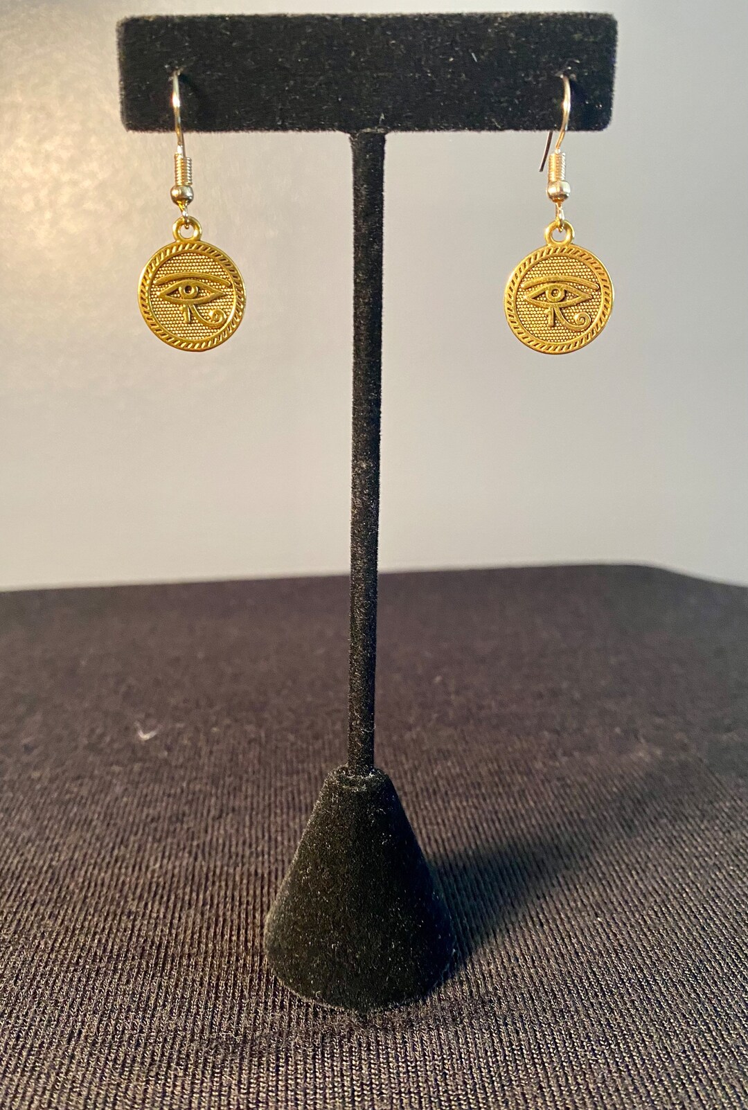 Eye of Horus Earrings/gold Eye Earrings/spiritual Earrings/egyptian ...