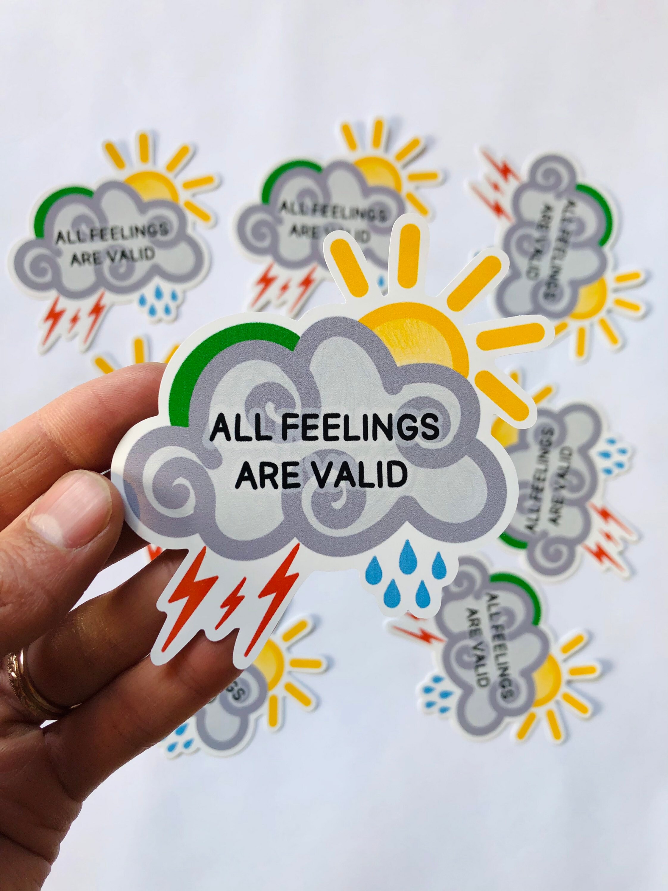 Stickers, Labels & Tags Feelings sticker Mental Illness Advocacy ...