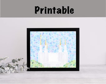 Washington Dc Temple Art - Etsy