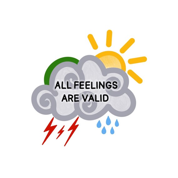 Stickers, Labels & Tags Feelings sticker Mental Illness Advocacy ...