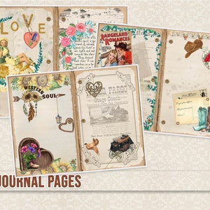 Wild West Junk Journal Kit: Cowboy Ephemera (digital Download) - Etsy
