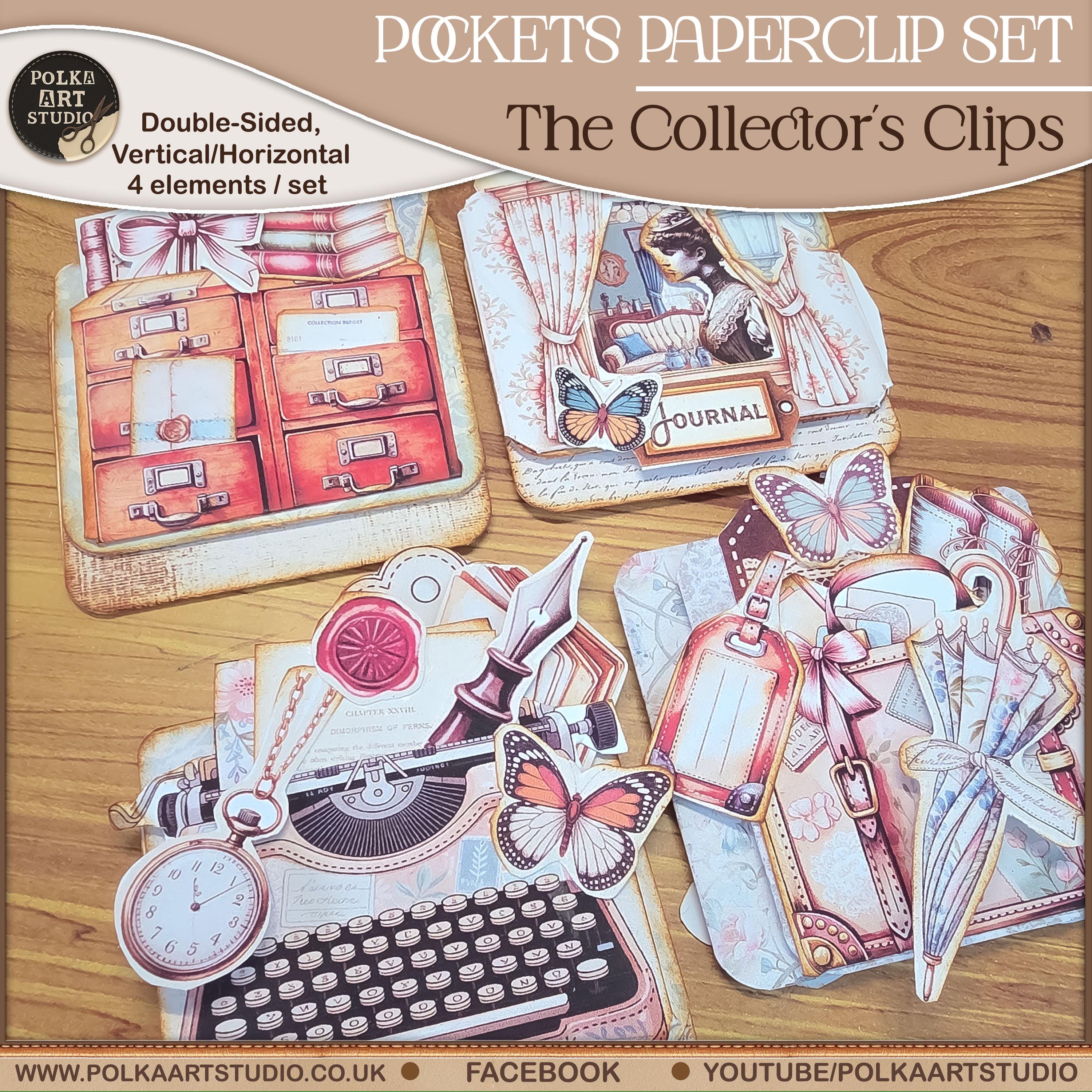Victorian Junk Journal Ephemera: Hidden Paperclip Pockets (digital ...