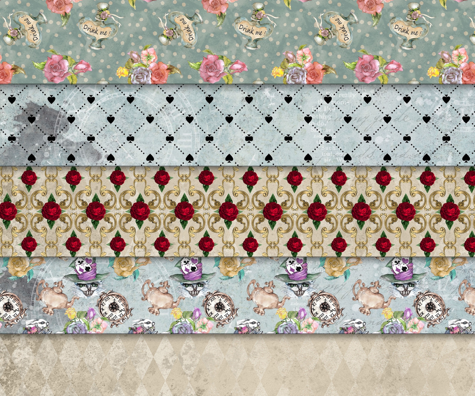 Junk Journal simply Alice Journaling Kit / - Etsy