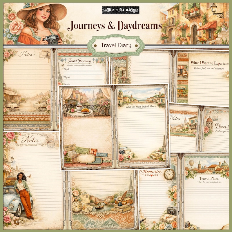 Vintage Travel Journals - Etsy