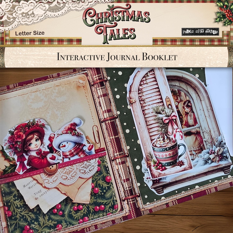 Digital Journal Kit, Winter, Christmas Interactive Booklet Printable ...