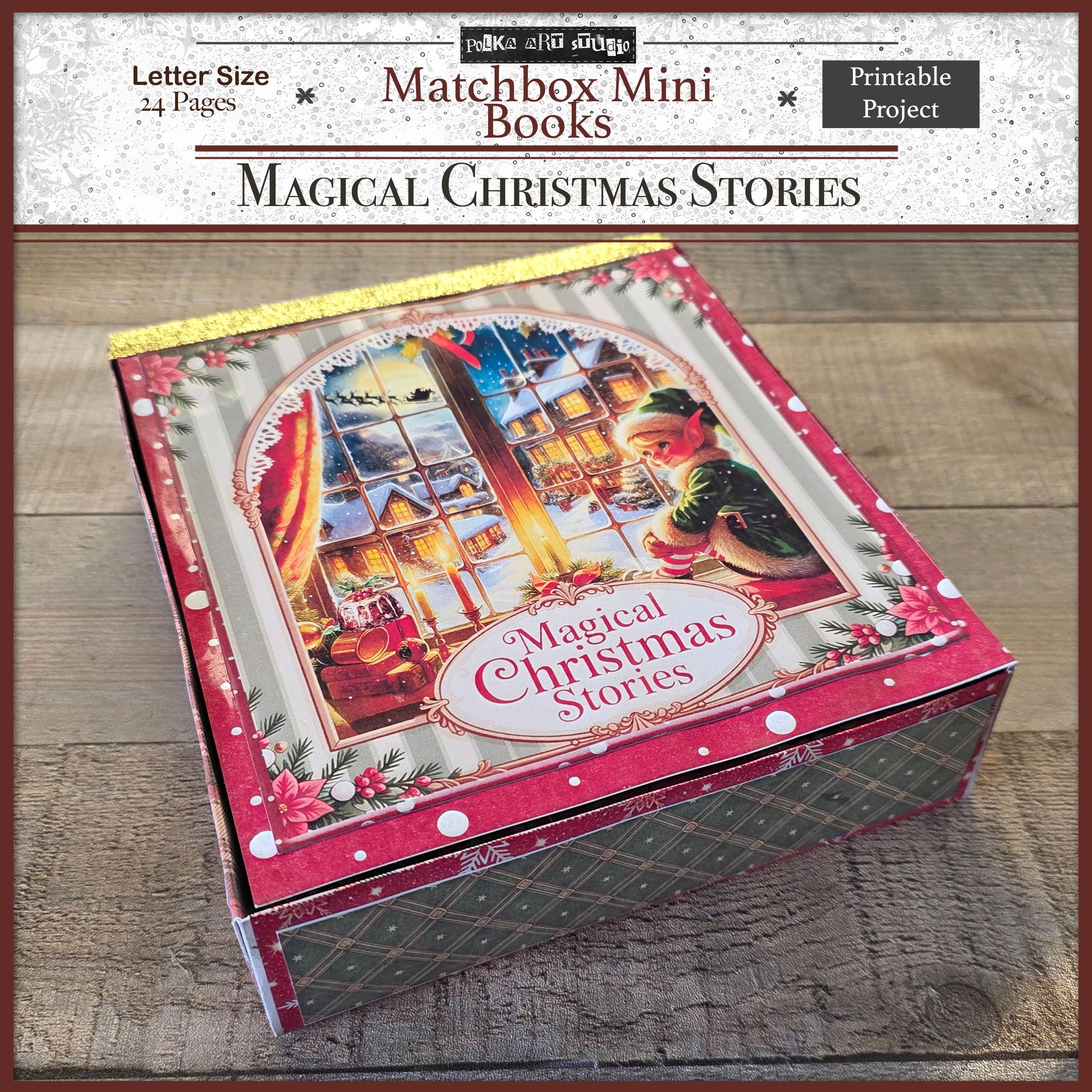 Digital Junk Journal Project Kit - Matchbox Mini Books, Christmas ...