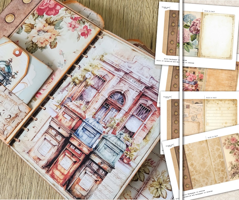 Victorian Post Office Booklet: Printable Mail Ephemera (digital ...