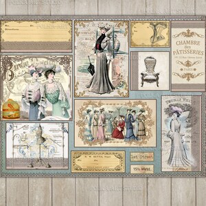 Scrapbooking Paper Kit "timeless Vintage" Decorative Vintage Pages ...
