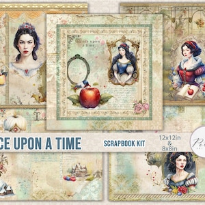 Digital Scrapbook Paper, Vol. 2 Vintage Fairy Tale Scrapbooking Paper ...