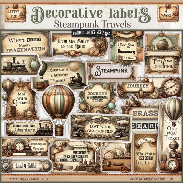 Steampunk Art - Etsy