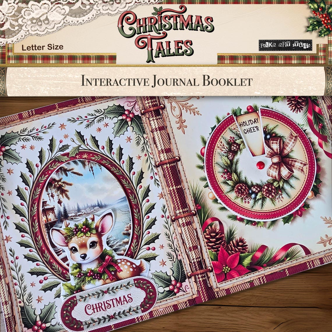 Digital Journal Kit, Winter, Christmas Interactive Booklet Printable ...