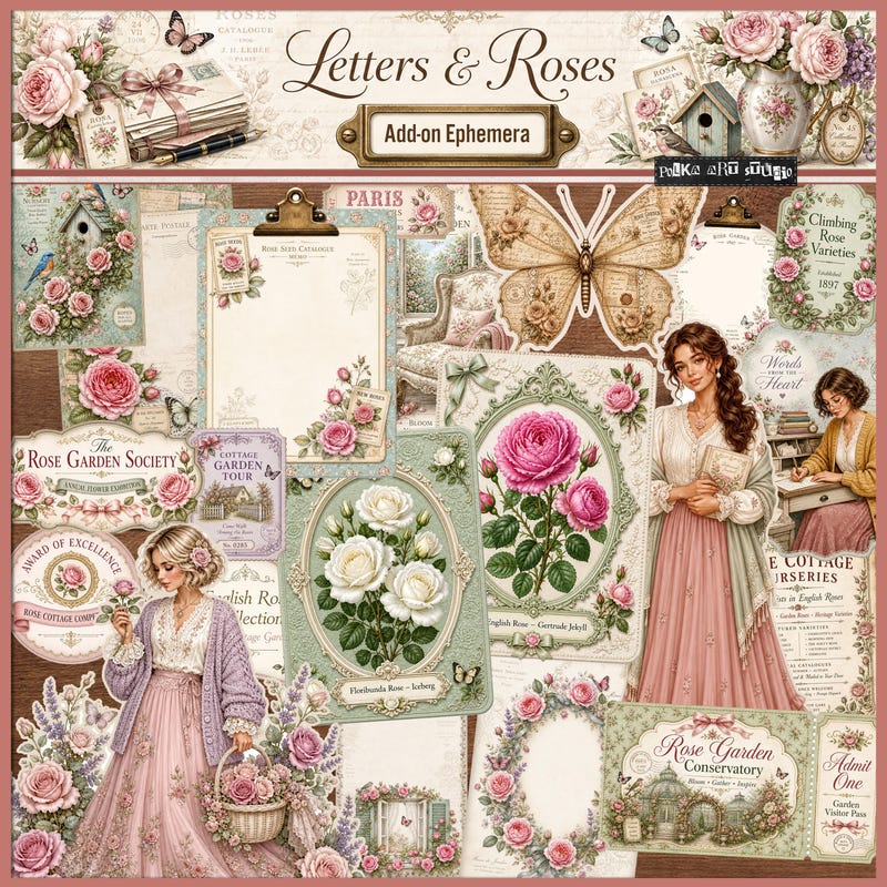 Shabby Rose Collection - Etsy