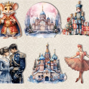Digital Clipart Illustration Set,the Nutcracker Christmas Clipart ...