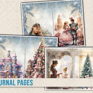 Nutcracker Christmas Junk Journal Kit: Vintage Ephemera, Collage Papers ...