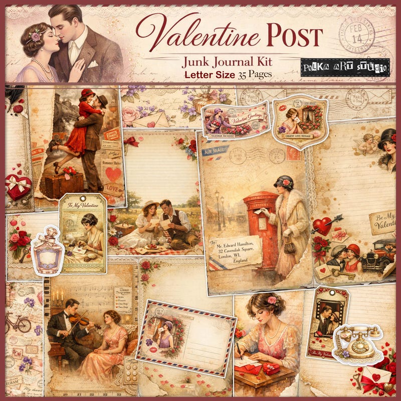 Scrapbook Kit Valentines - Etsy