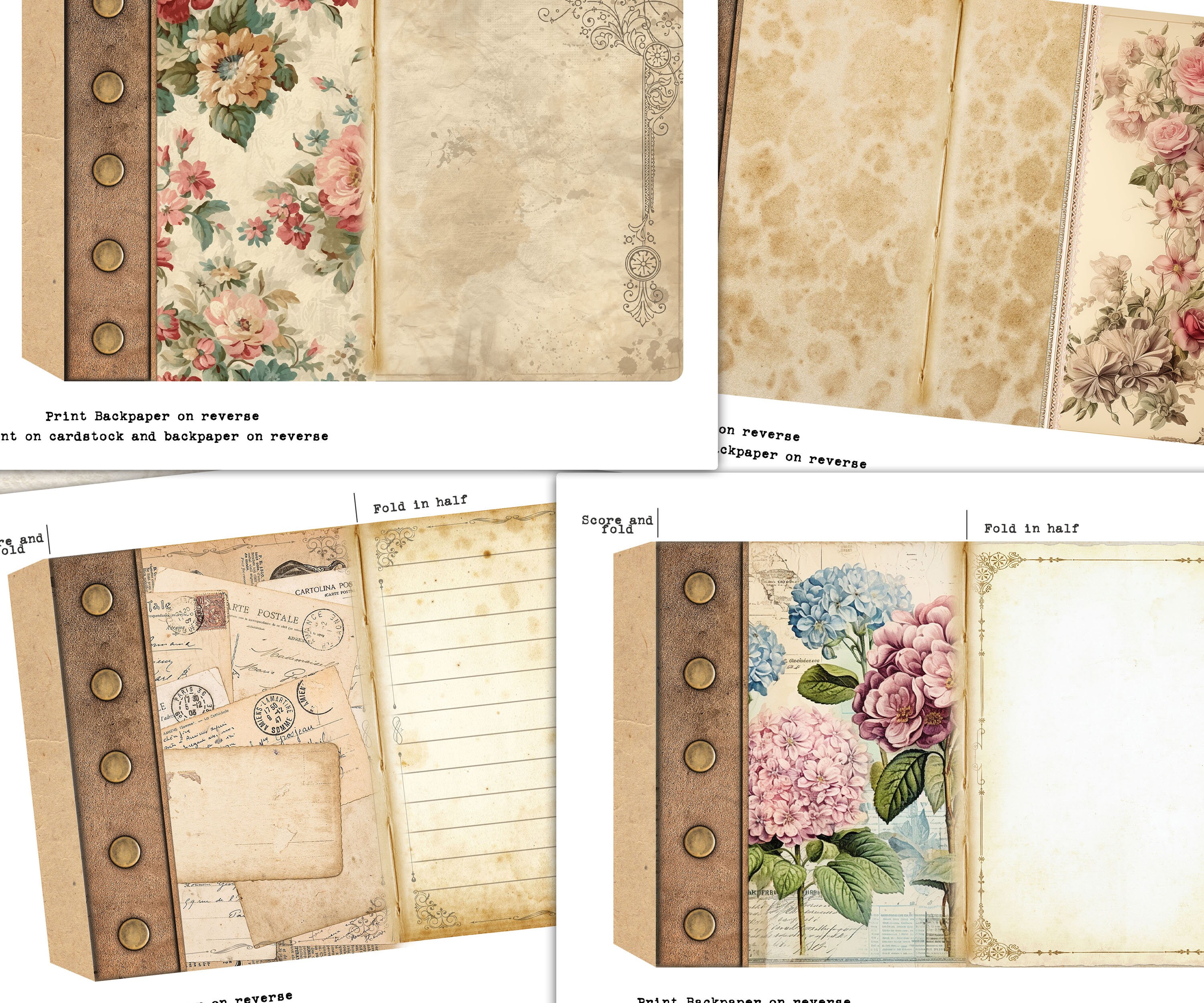 Victorian Post Office Booklet: Printable Mail Ephemera (digital ...