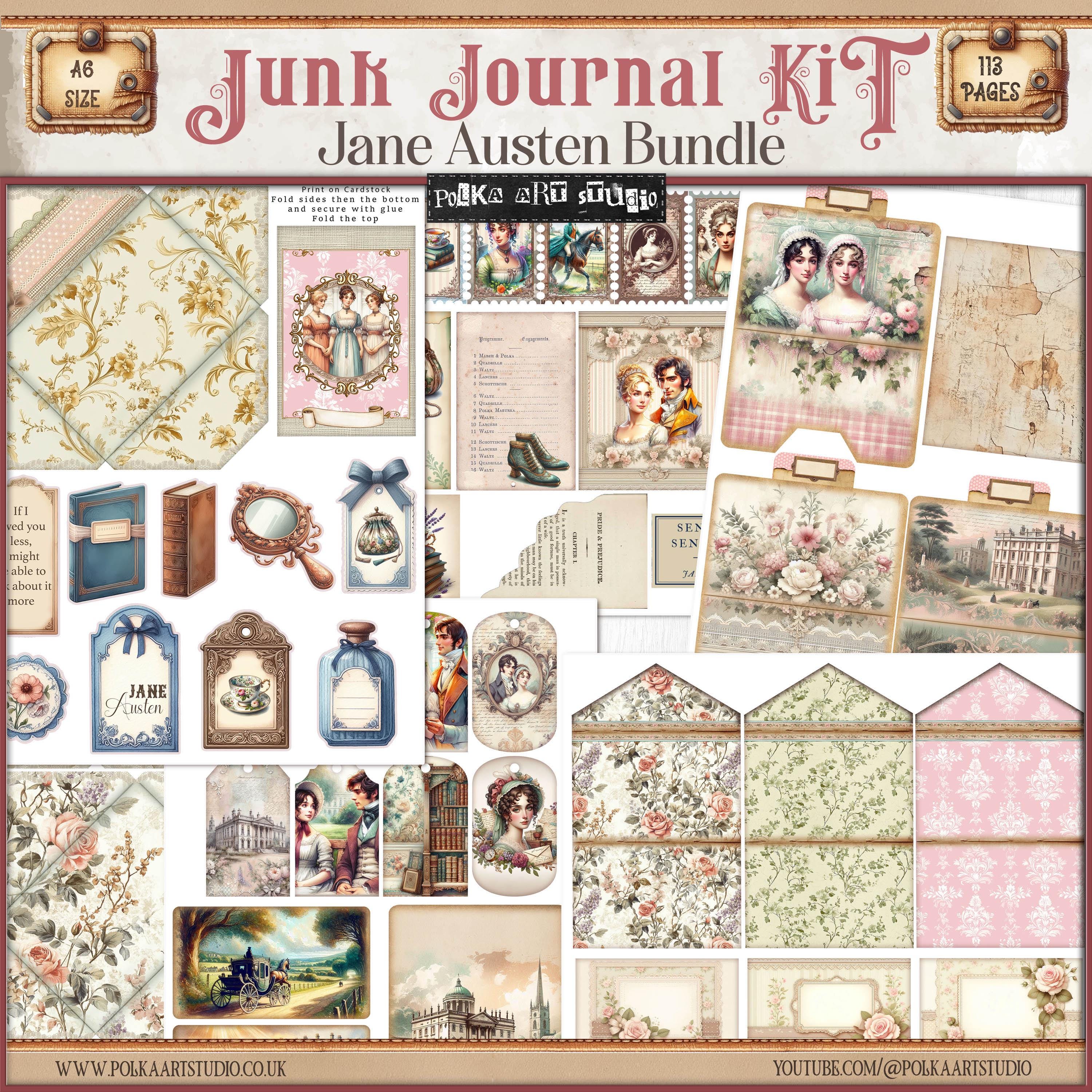Jane Austen Mini Journal Bundle: Regency Ephemera (digital Download) - Etsy