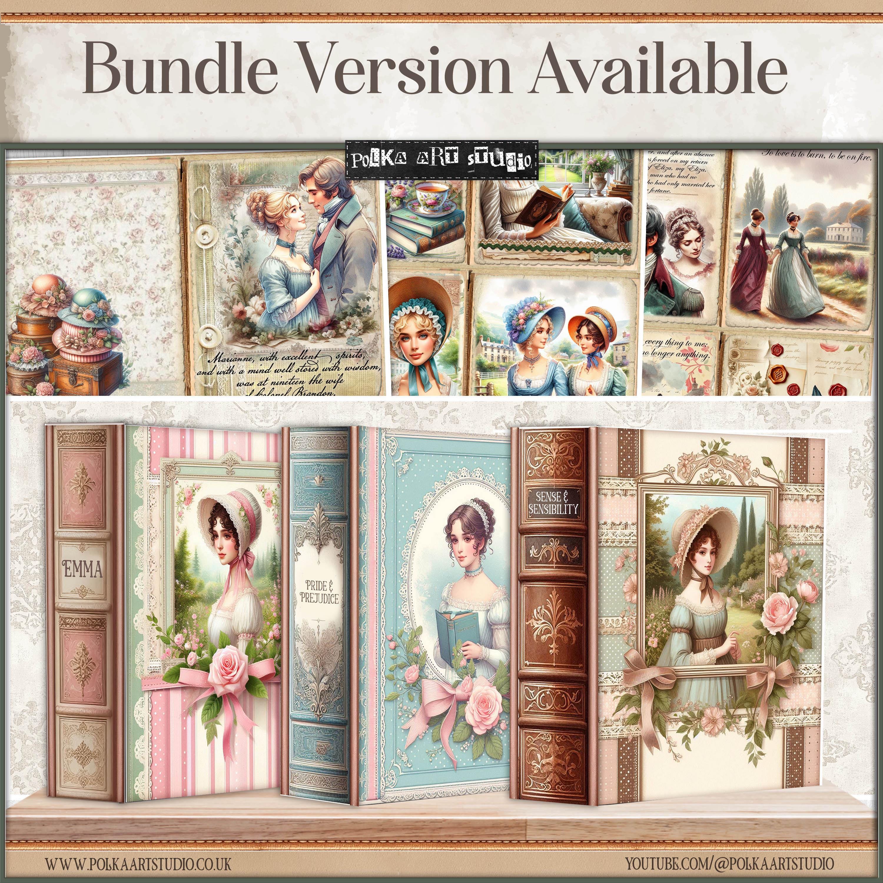 Regency Ephemera: Jane Austen Journal Kit Add-on (digital Download) - Etsy